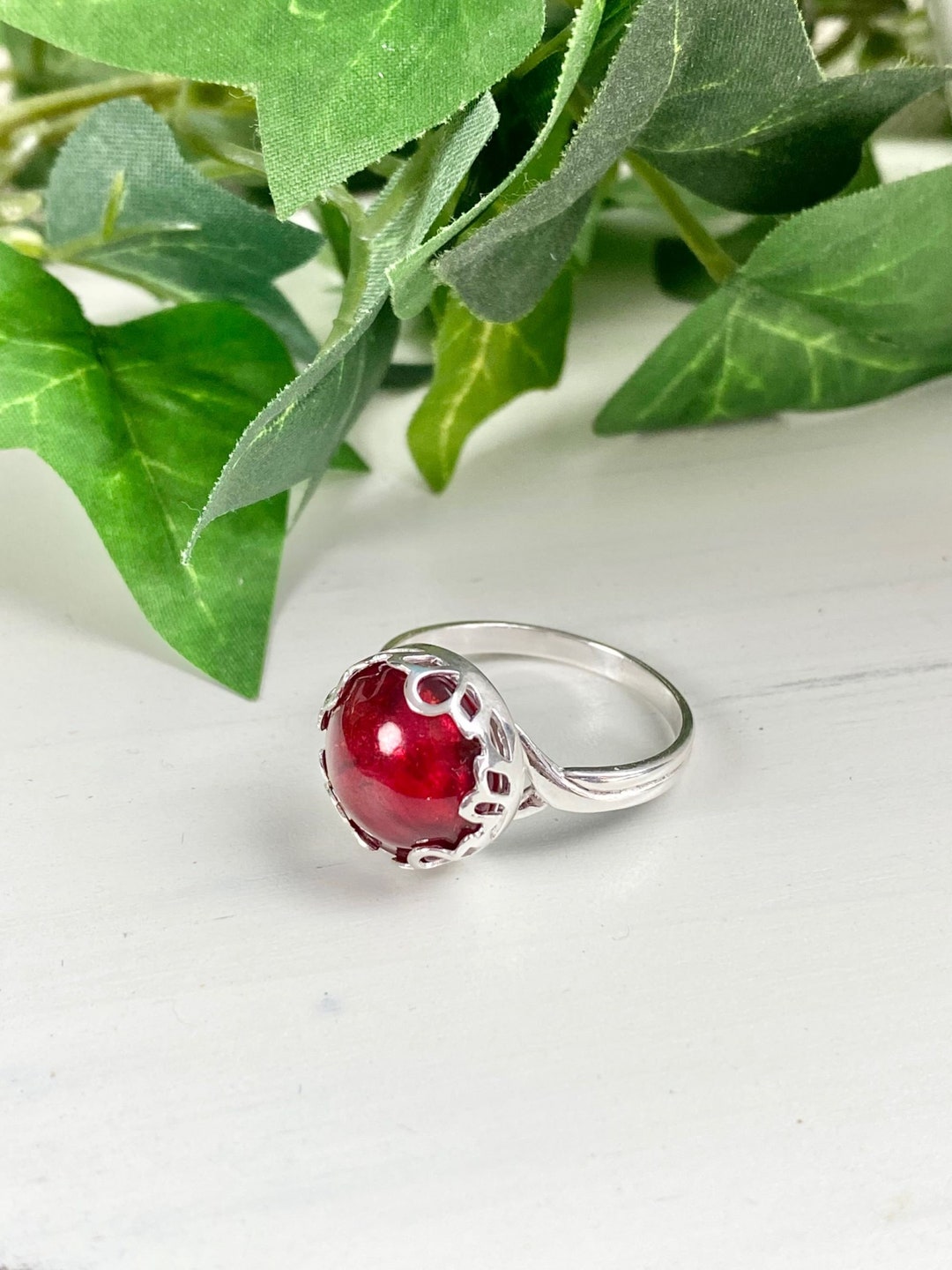 Murano Glass Ring Murano Jewelry Venetian Jewelry Red Ring Italian ...