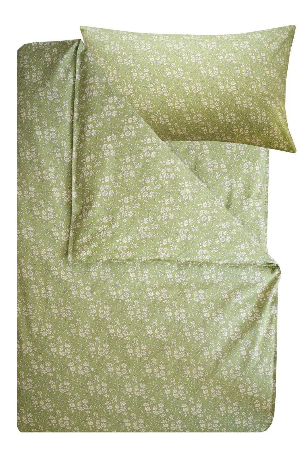 Bedding Made With Liberty Fabric CAPEL PISTACHIO - Etsy