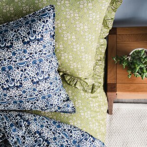 Bedding Made With Liberty Fabric CAPEL PISTACHIO - Etsy