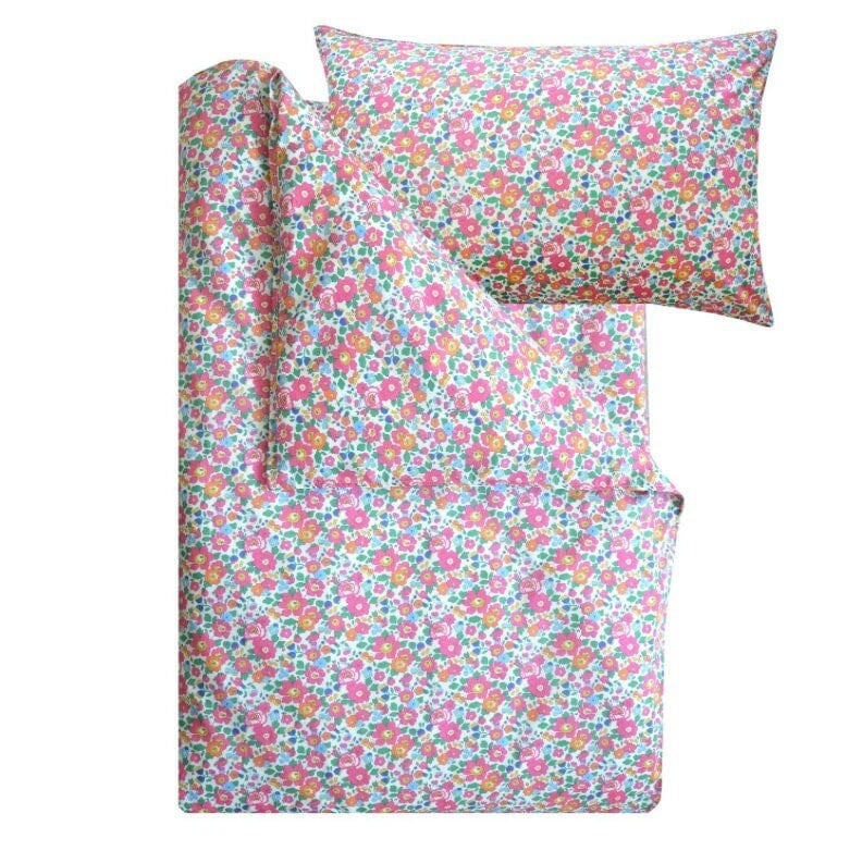 Bedding Made With Liberty Fabric Betsy Deep Pink Coco & Wolf Liberty ...