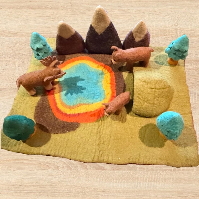 Felt Play Mat - Etsy