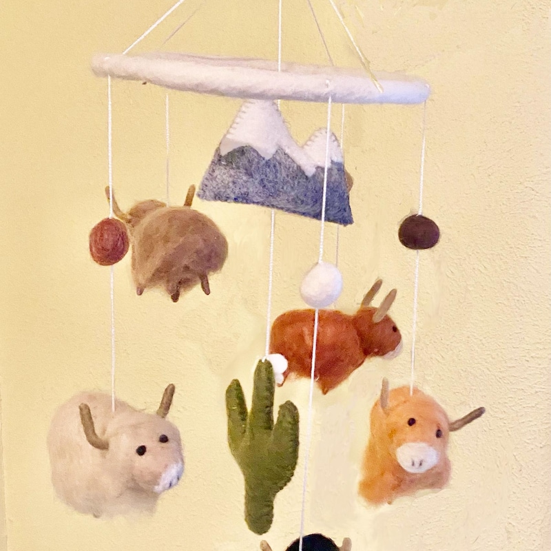 Highland Cow Mobile - Etsy