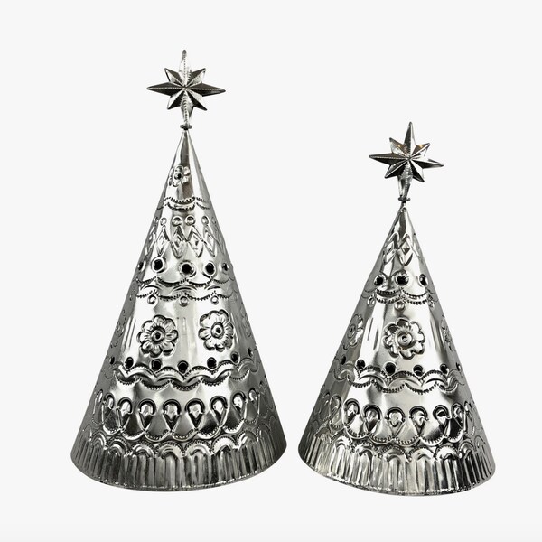 Punched Tin Christmas Tree - Etsy