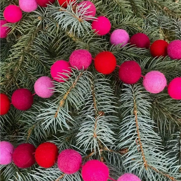 Pink Garland - Etsy