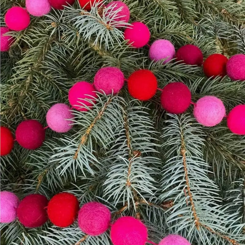 Pink Garland - Etsy