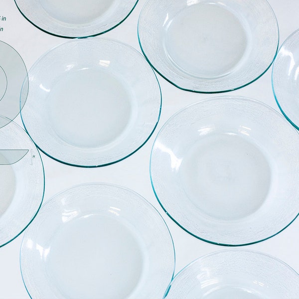 Recycled Glass Plate - Etsy