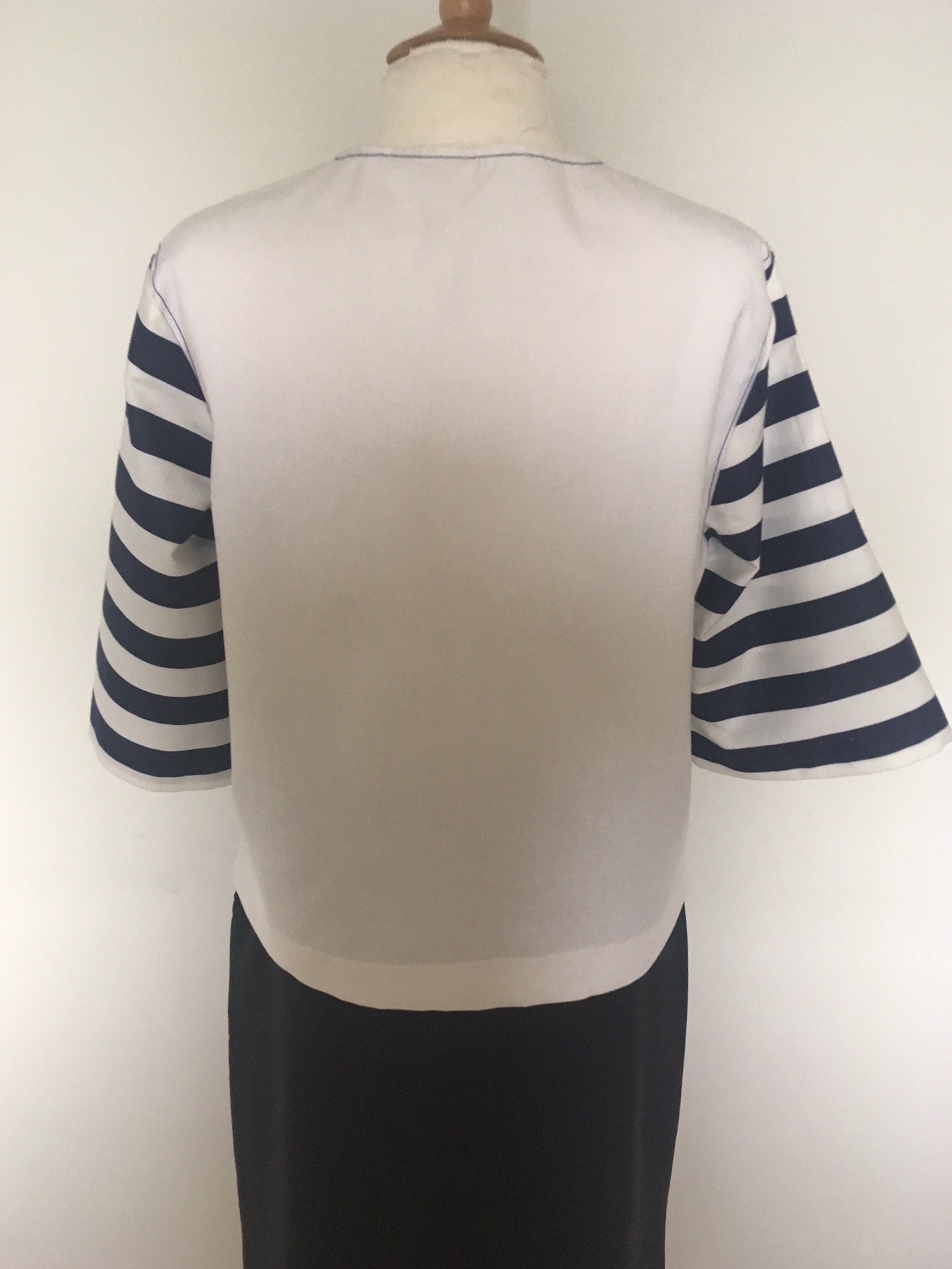 Lovely 1960s White and Blue Sailor Top Size M - Etsy