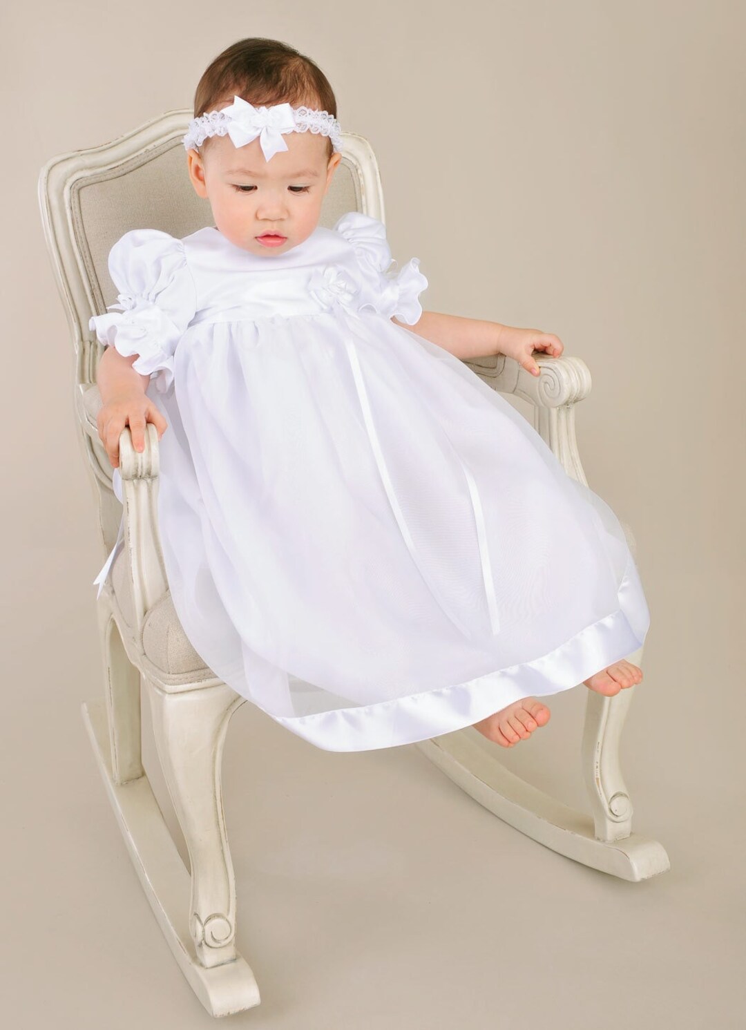 Clarice Christening Gown, Baptism Gown, Blessing Gown for Baby Girls ...
