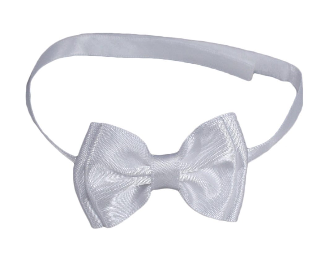 Satin Baby Bow Tie, Infant Bow Tie, Satin Bow Tie, Bow Tie - Etsy