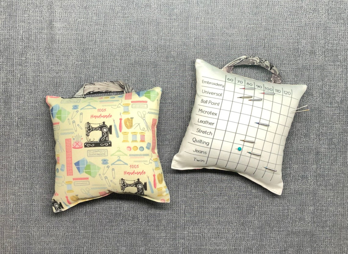 Needle Organizing Pin Cushion With Handle - Etsy