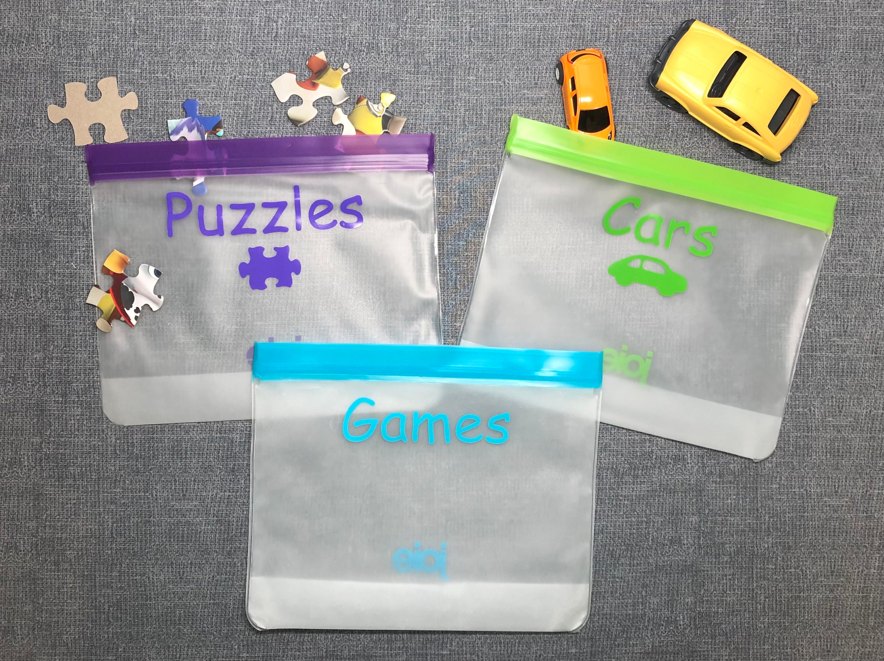 Personalized Reusable Bags - Food Safe - Snack Bag - Sandwich Bag ...