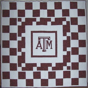 Texas A&M Queen Size Quilted Bed Cover and Pillow Shams - Etsy