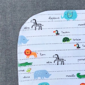 2 Pack of Extra Large Receiving Blankets - Zoo Animals and Polka Dots ...
