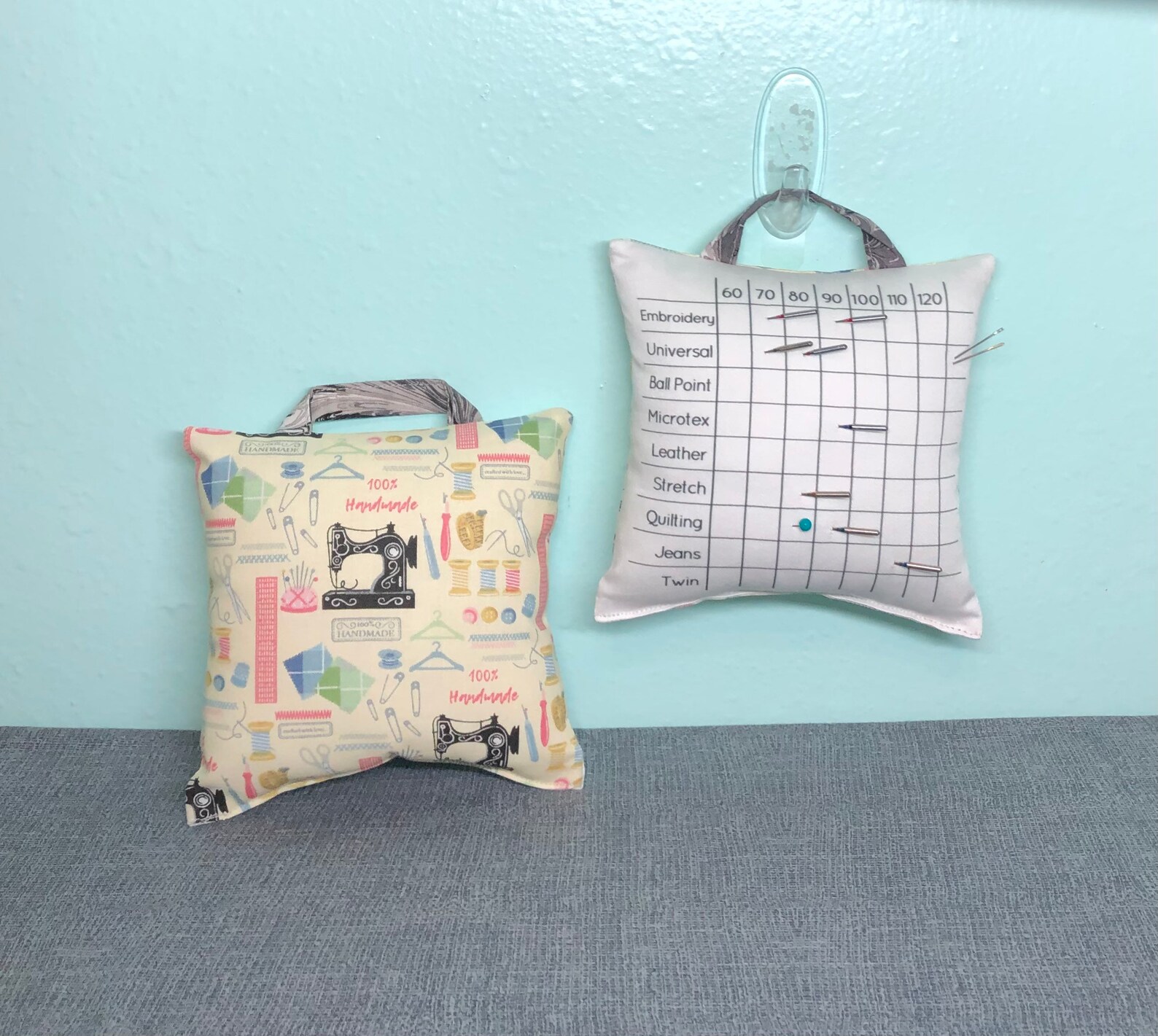 Needle Organizing Pin Cushion With Handle - Etsy