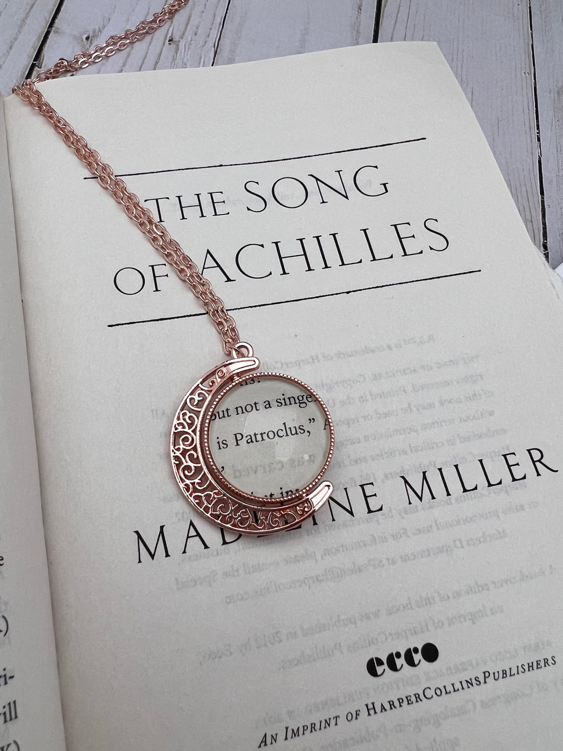 Achilles and Patroclus OTP Book Page Necklace - Etsy