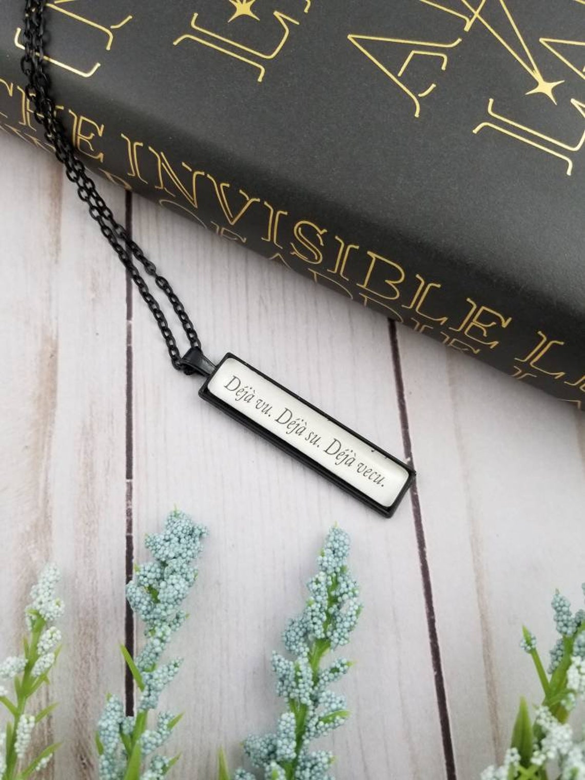 Déjà Vu. Déjà Su. Déjà Vecu Book Page Pendant Addie Larue - Etsy