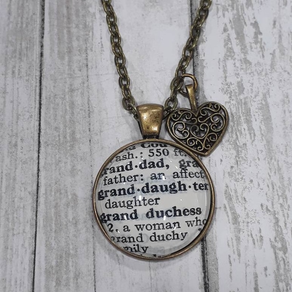 Book Page Necklace - Etsy