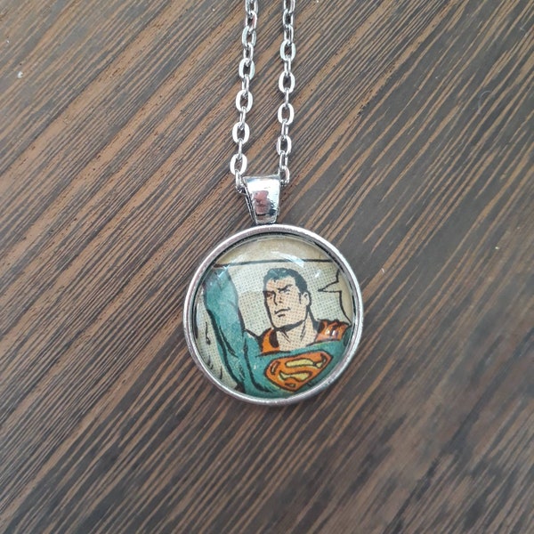 Comic Book Necklace - Etsy
