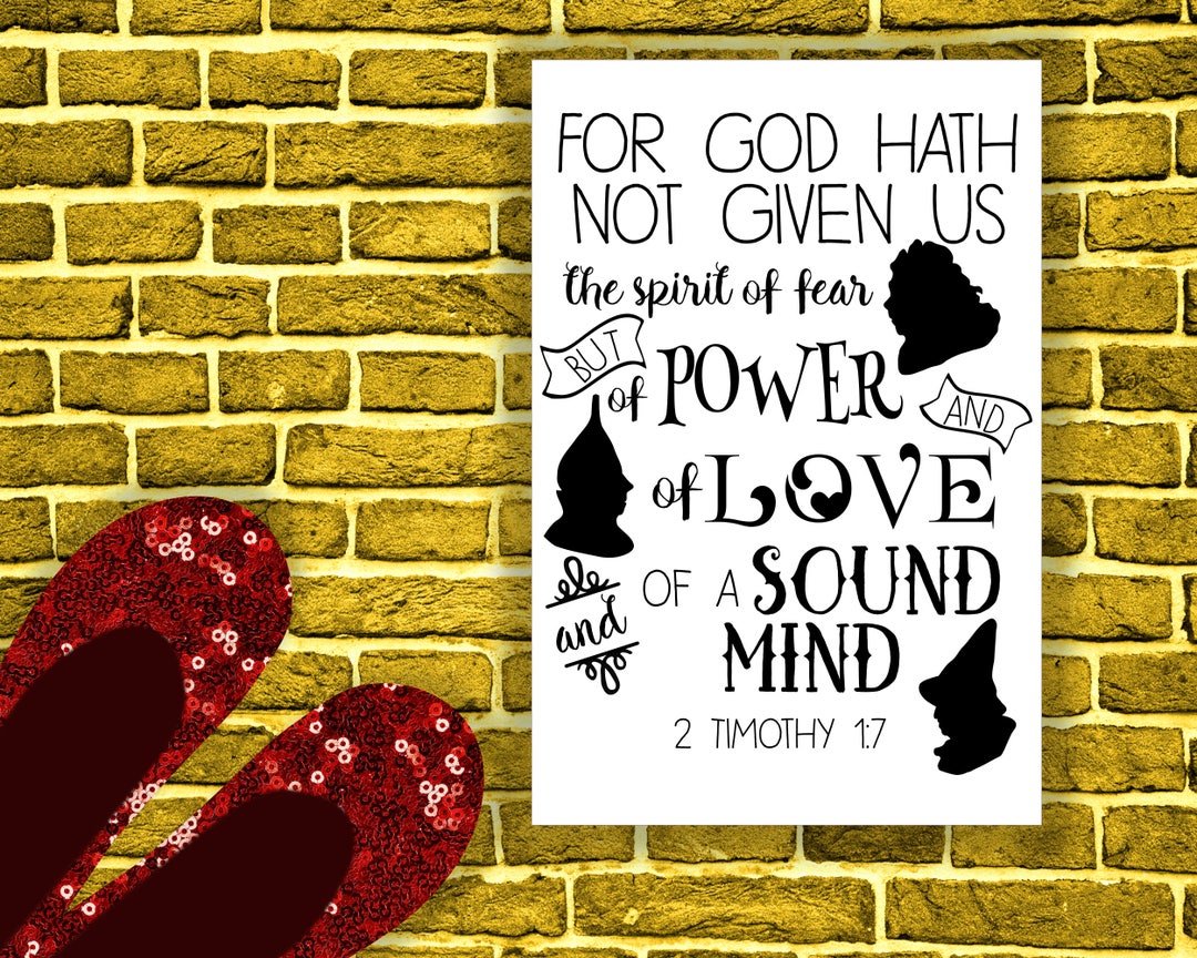 Spirit of Power, Love, & Sound Mind - Etsy