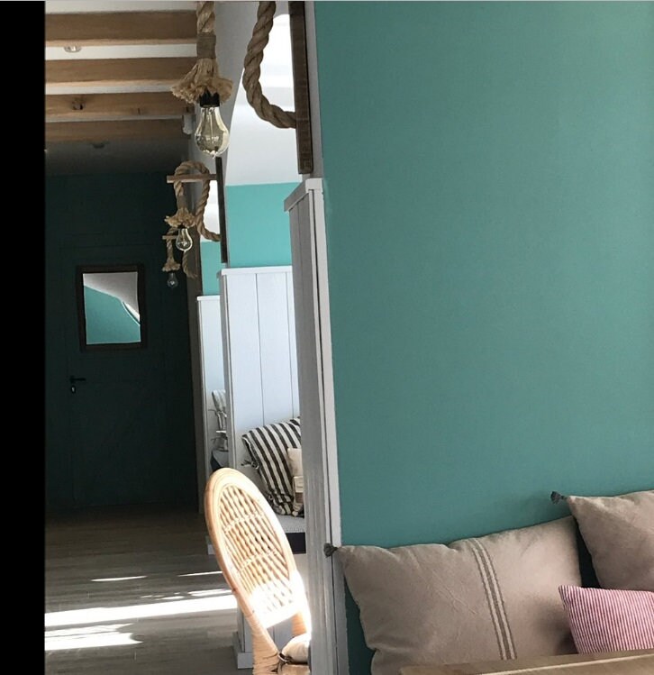 Wooden Wall Lamp With Rope, Reclaimed Wood Wall Lamp With Rope, Rope ...