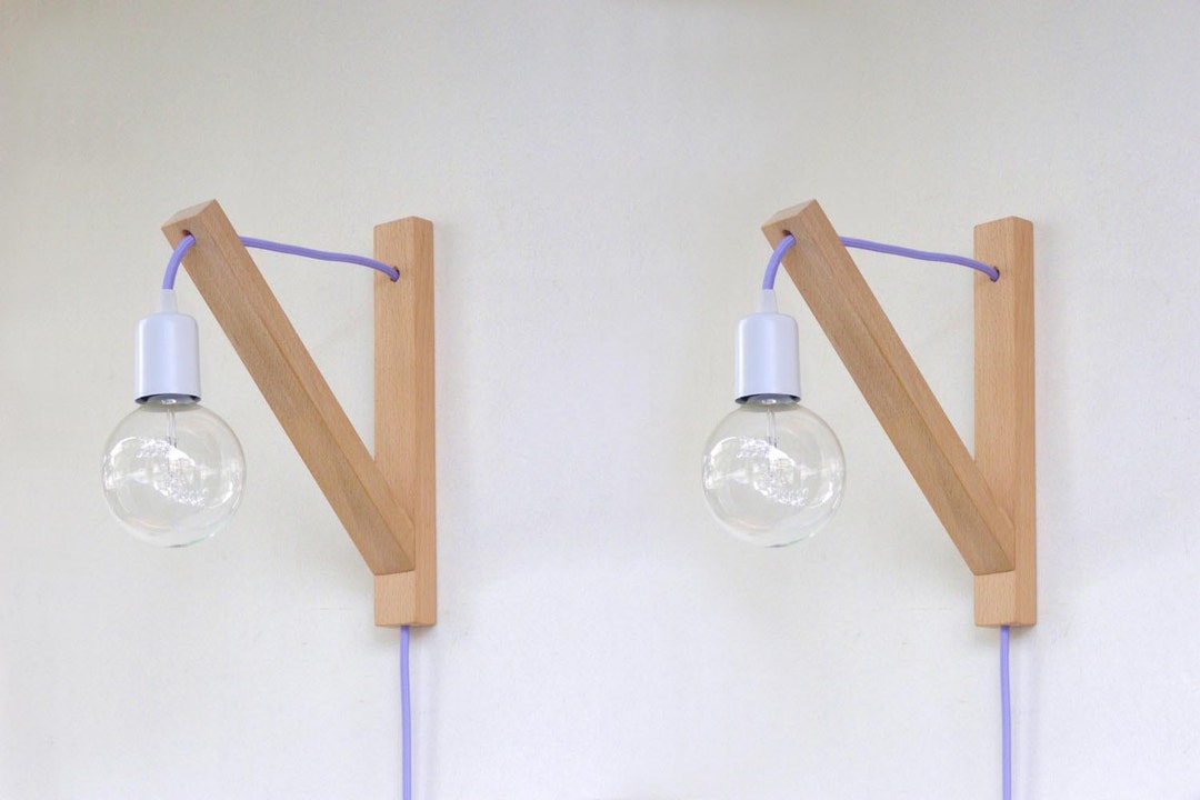 Pair of Wall Lamp, Minimalist Wall Sconce, Minimal Simplicity - Etsy UK
