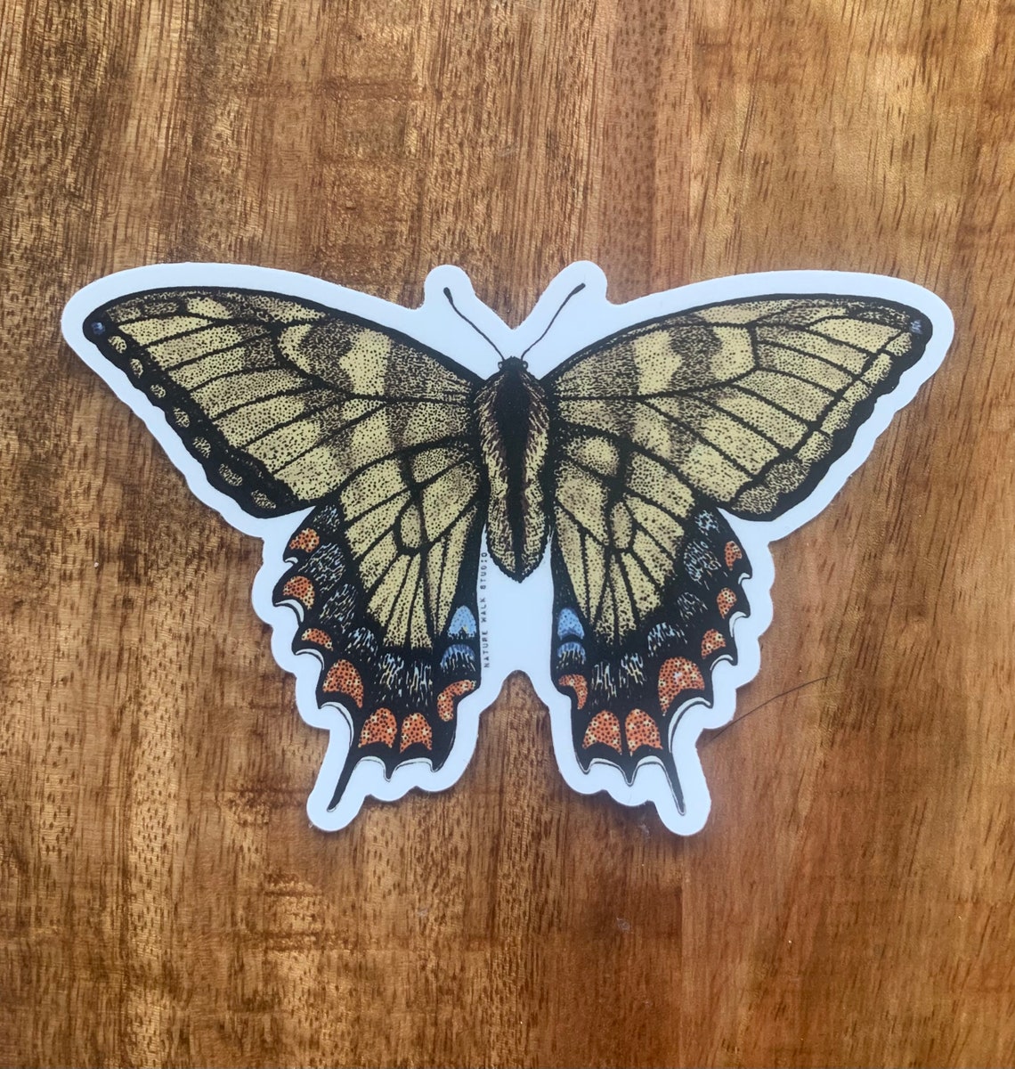 Swallowtail Butterfly Laser Cut Decal Sticker Waterproof Sticker - Etsy