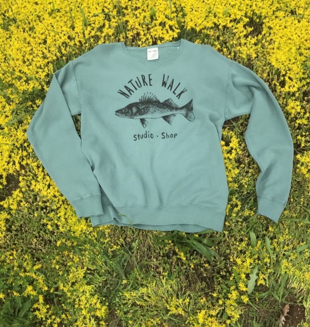 Walleye Crew Neck Sweatshirt - Etsy
