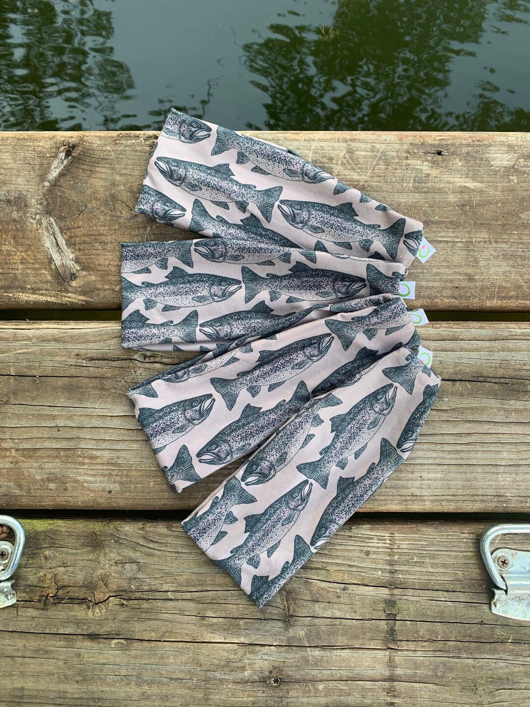 Salmon Steelhead Headband Sassy Olive Collab Fishing Fish Headband Hair ...
