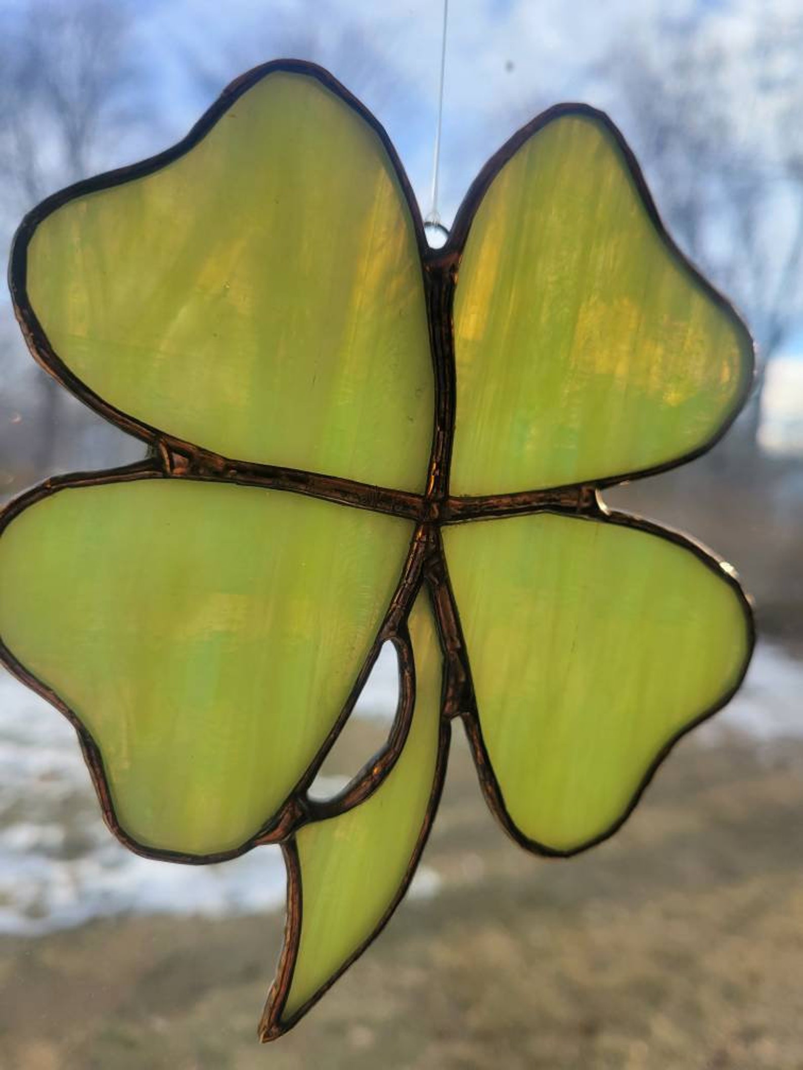 Four Leaf Clover Suncatcher - Etsy