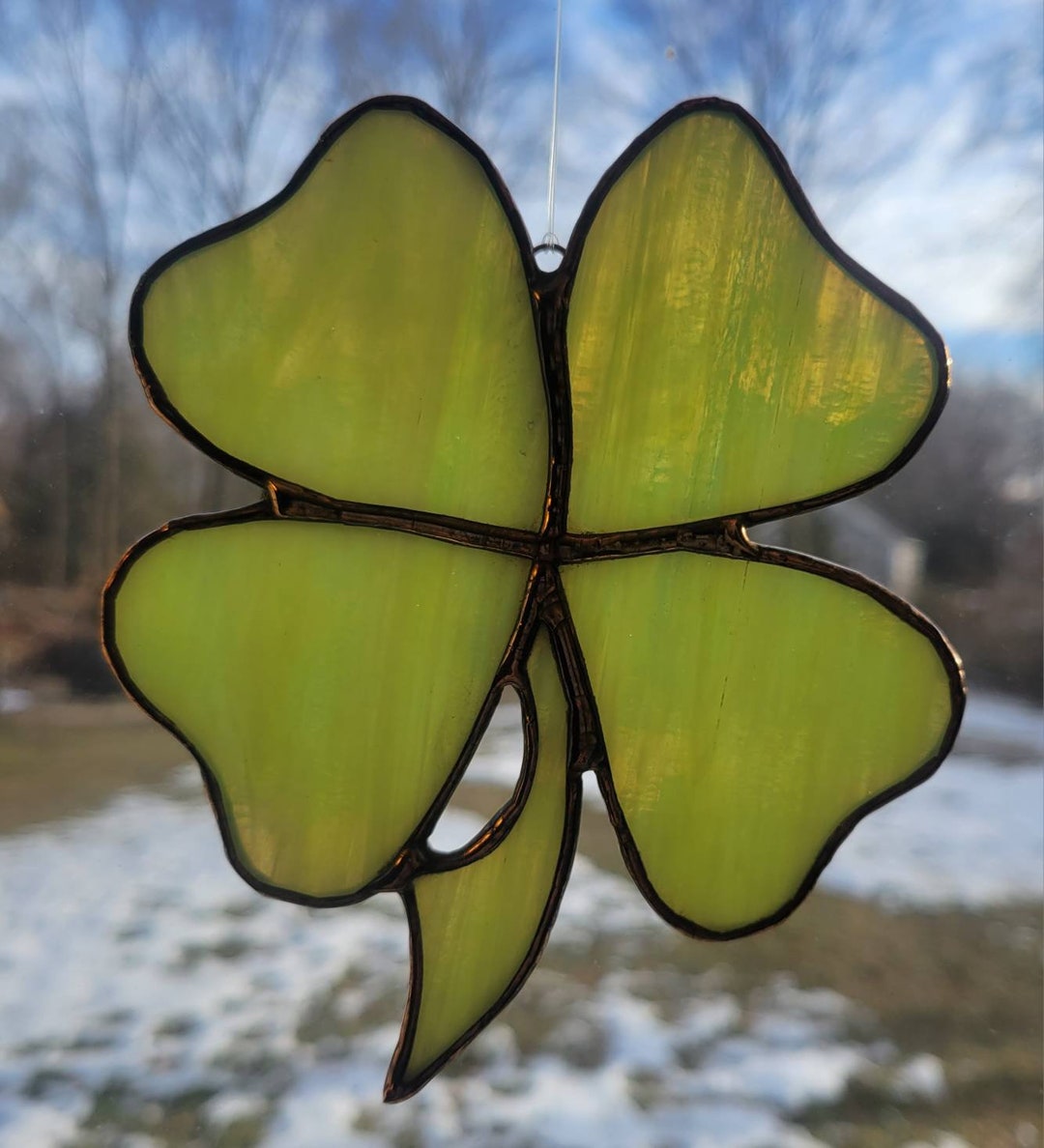 Four Leaf Clover Suncatcher - Etsy