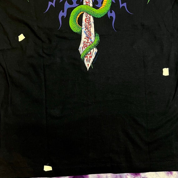 Vintage 90s Goat Devil Skull, Snakes & Knives (Baphom… - Gem