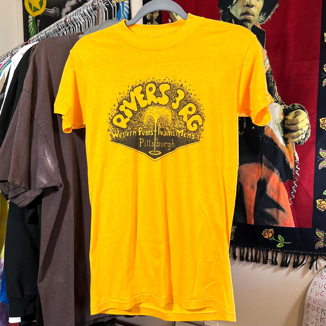 Vintage 70s Mensa Rivers 3 Pittsburgh RG Western Pennsylvania Mensa ...