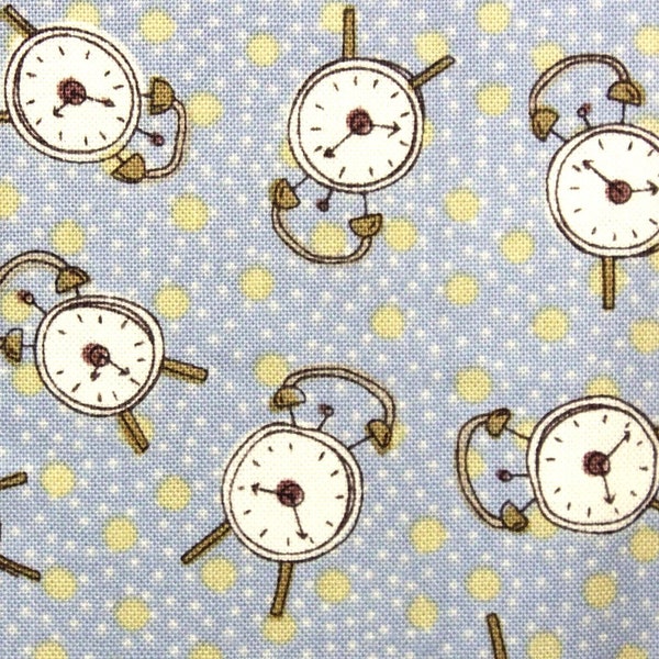 Alarm Clock Fabric - Etsy