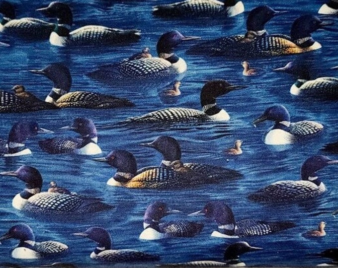 Loons by Hautman Brothers for QT Fabrics Fabric 13.5" X WOF - Etsy