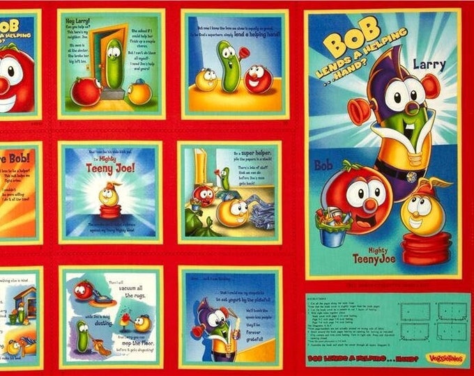 Helping Hands Veggie Tales by Big Idea Veggie Tales for Quilting ...