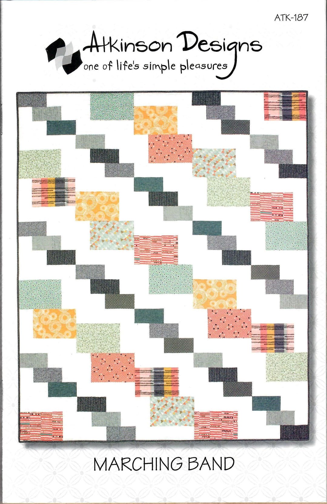 Marching Band by Atkinson Designs Scrappy and Dynamic Fat Quarter Quilt ...