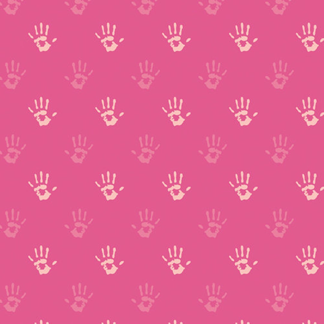 Art Gallery Fabric Fingerpaint Pink From the Playroom Collection Fabric ...