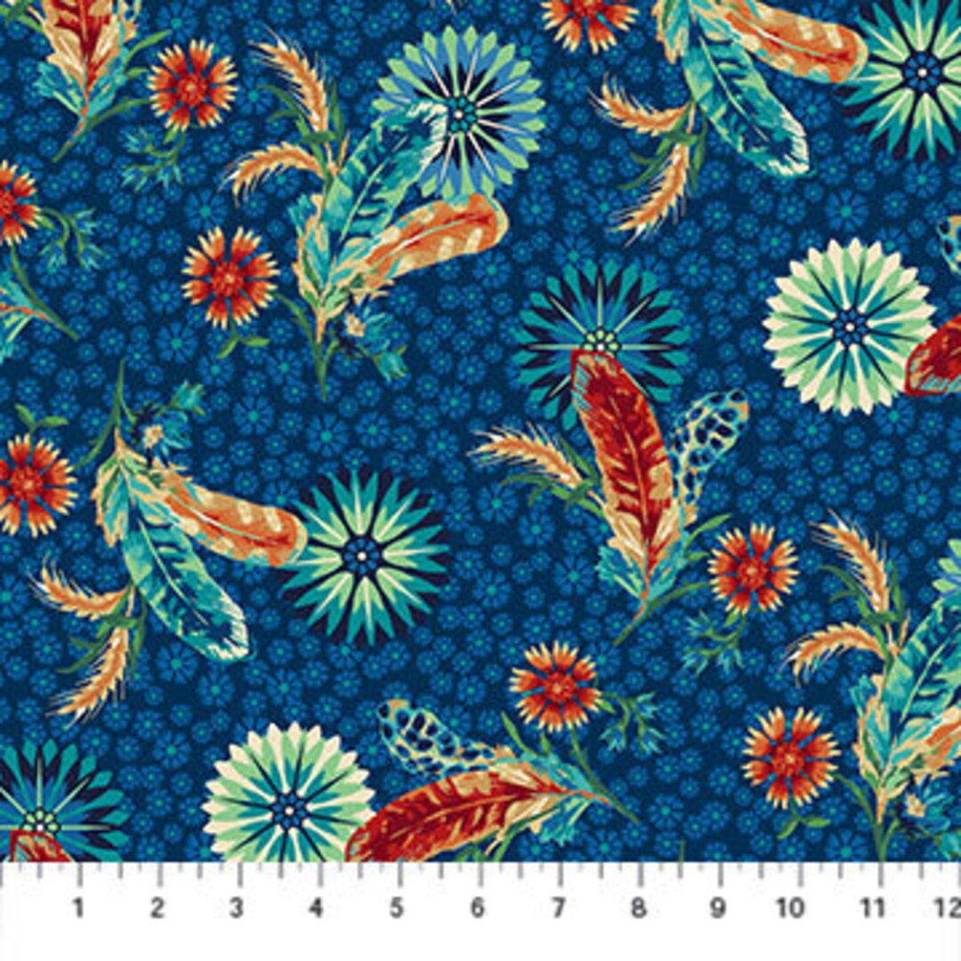 Prairie Meadow by Brett Lewis for Northcott Fabric by the Half Yard 21A ...