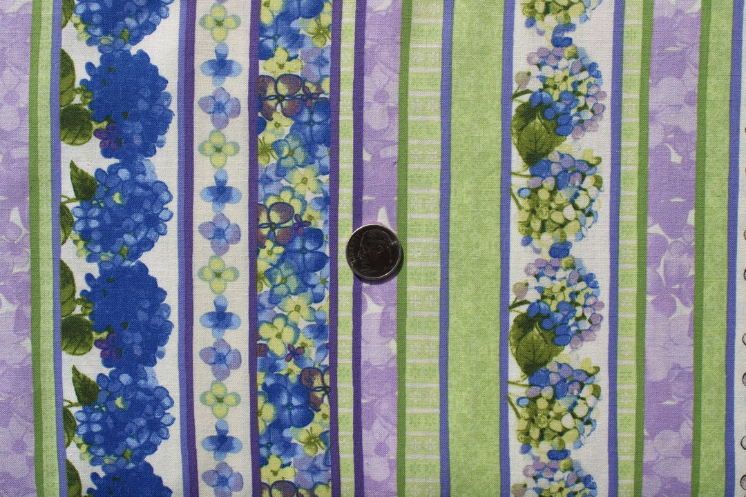 Heavenly Hydrangeas Sue Zipkin Clothworks Fabric by the - Etsy
