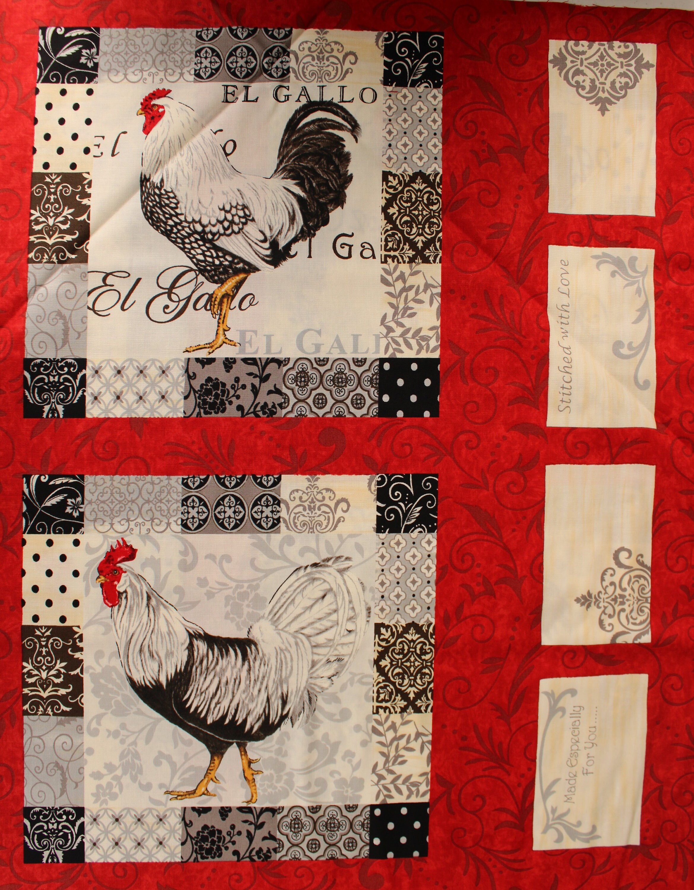 El Gallo by Deb Strain for Moda Fabrics Rooster Fabric Panel - Etsy