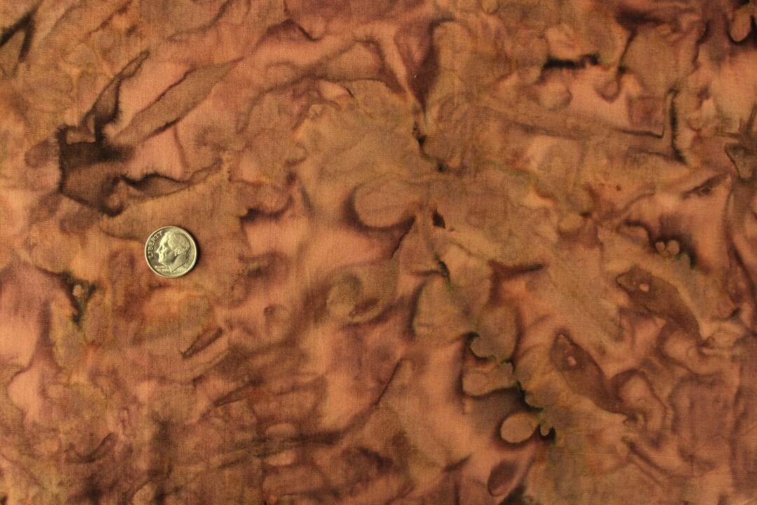 Mocha Brown Watercolor Batik by the Half Yard - Etsy