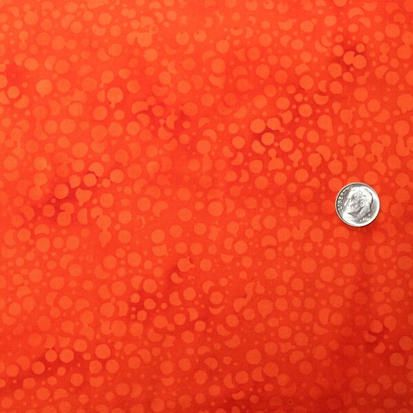 Orange Batik Fabric - Etsy