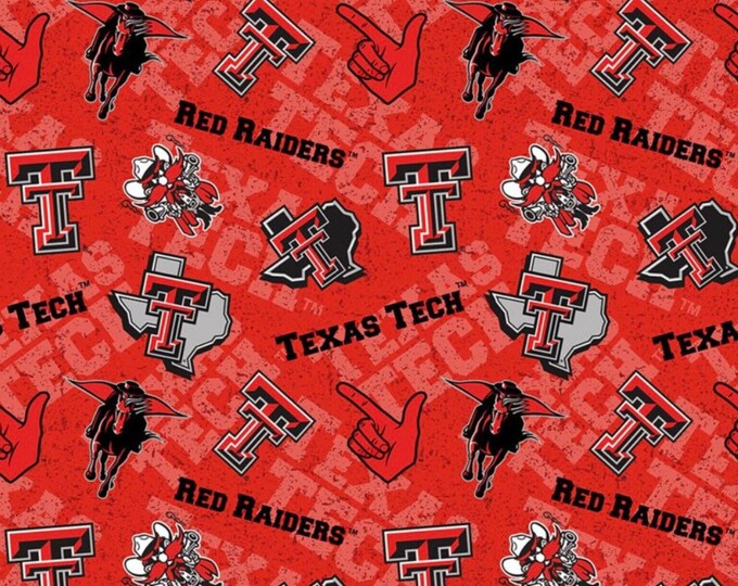 Texas Tech College Prints Quilt Fabric by Sykel Enterprises Fabric 17 ...