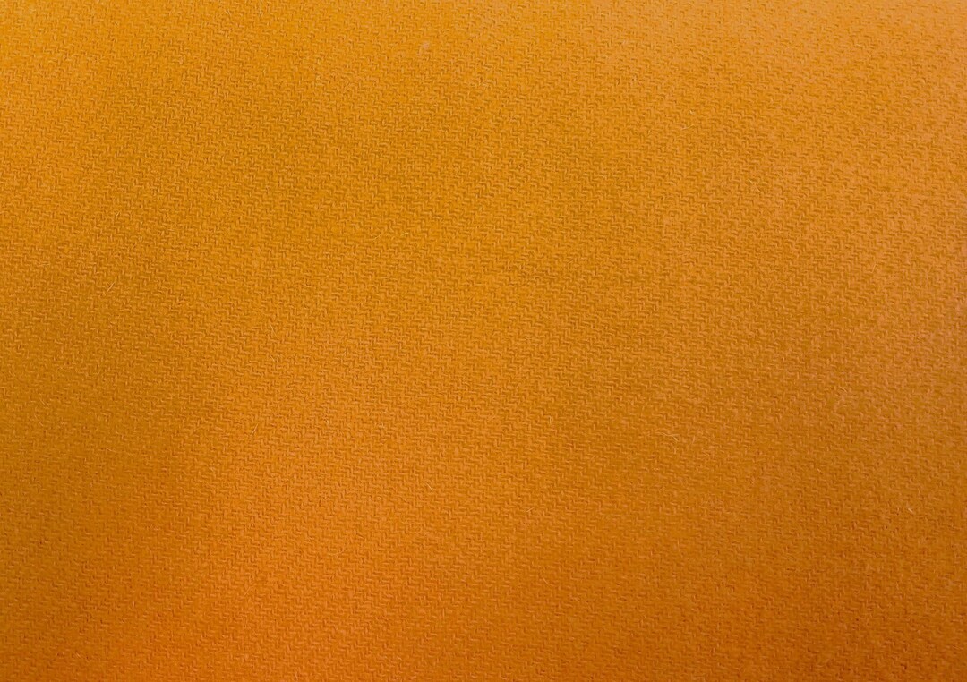 Gold Orange Wool Fabric by Moda Fabrics 48'' Wide Back Wool by the Half ...