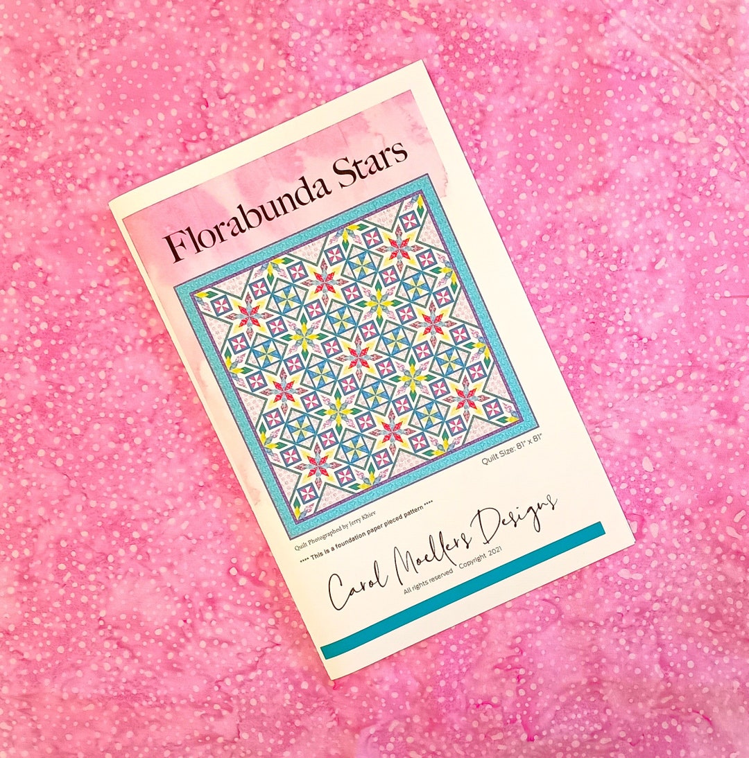 Florabunda Stars Batik Quilt Kit by Carol Moellers Designs - Etsy