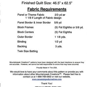 Sidelights by Kari Nichols for Mountainpeek Creations Pieced Quilt ...