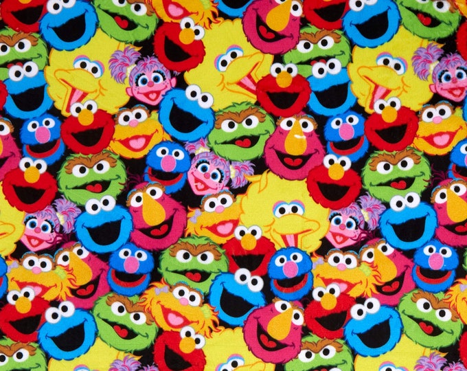 Sesame Street for QT Fabrics Packed Characters Fabric 11 X WOF - Etsy