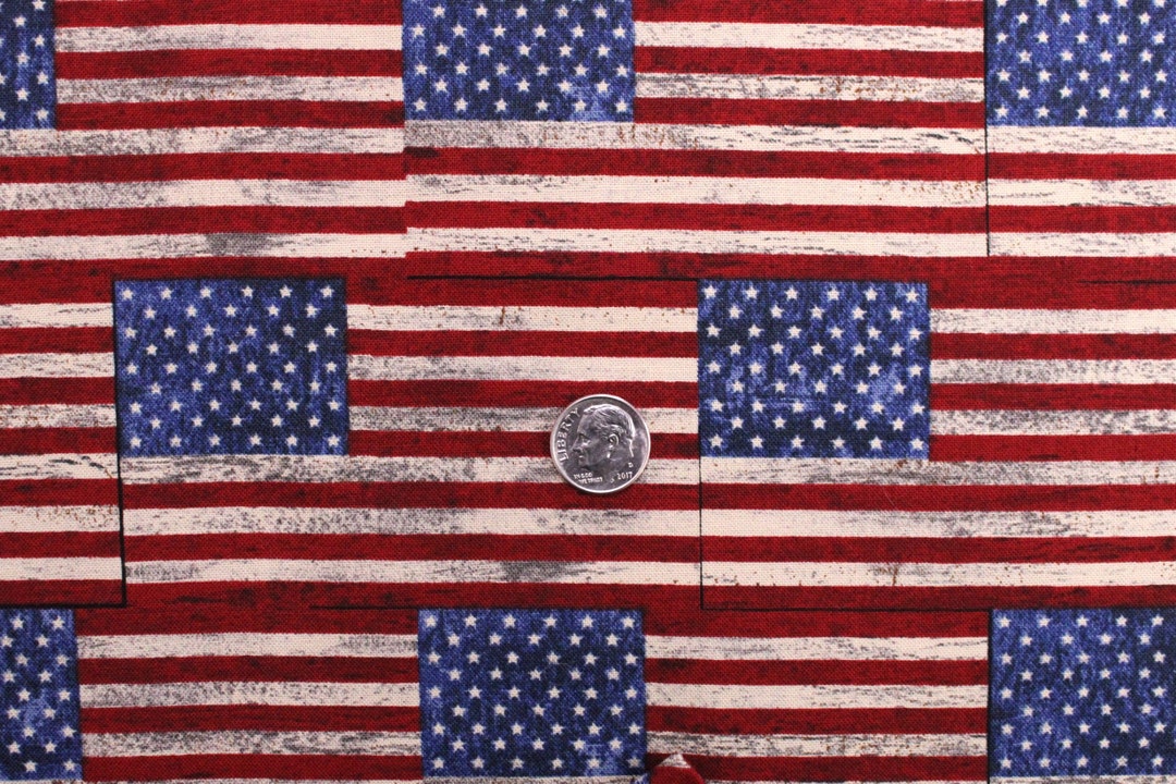 American Flag Fabric Sundance Trail by Sara Khammash for Moda Fabric by ...