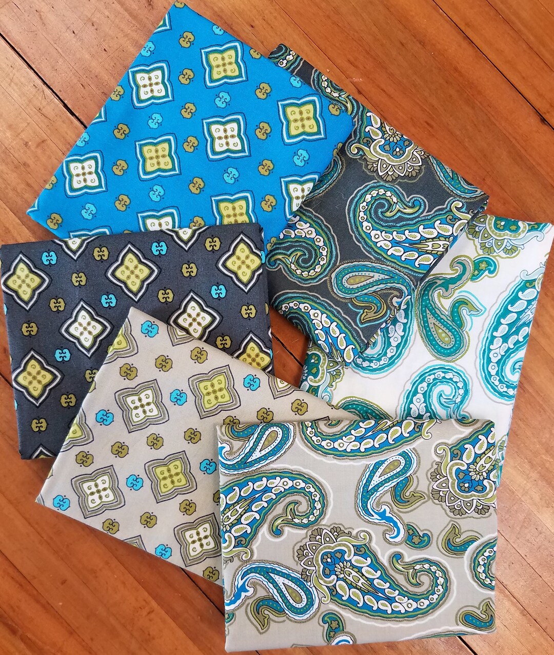 Gypsy Half Yard Fabric Bundle by Skipping Stones Studio for Clothworks ...