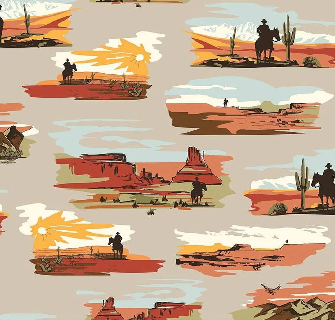 John Wayne by Riley Blake Designs Fabric by the Half Yard 09C 100 - Etsy